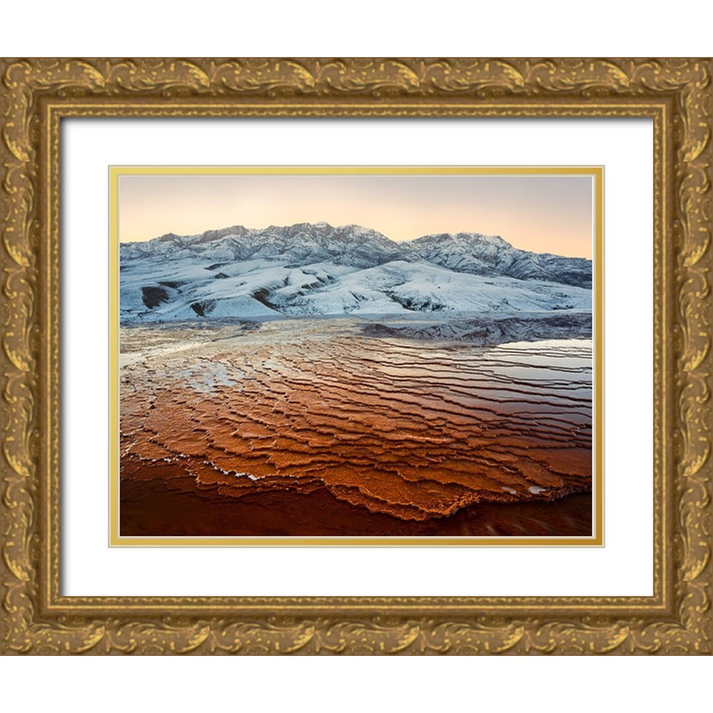 Behzad, Majid 14x12 Gold Ornate Wood Framed with Double Matting Museum ...
