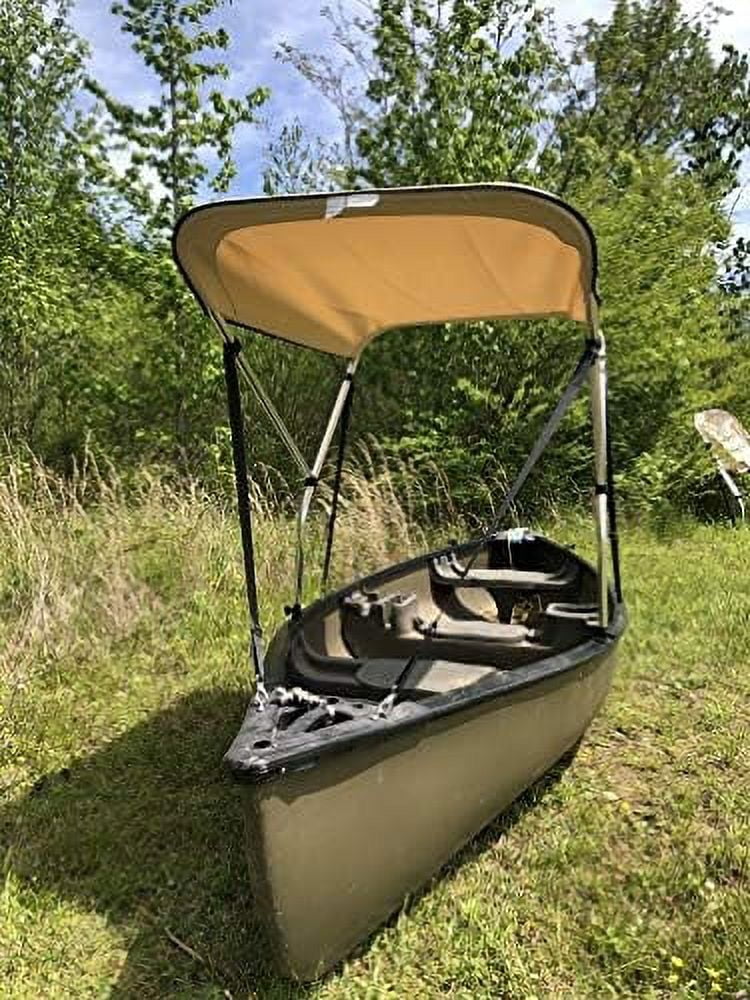Beige 2' by 6' Canoe/Kayak Sun Shade/Canopy by$$Sport & Recreation ...