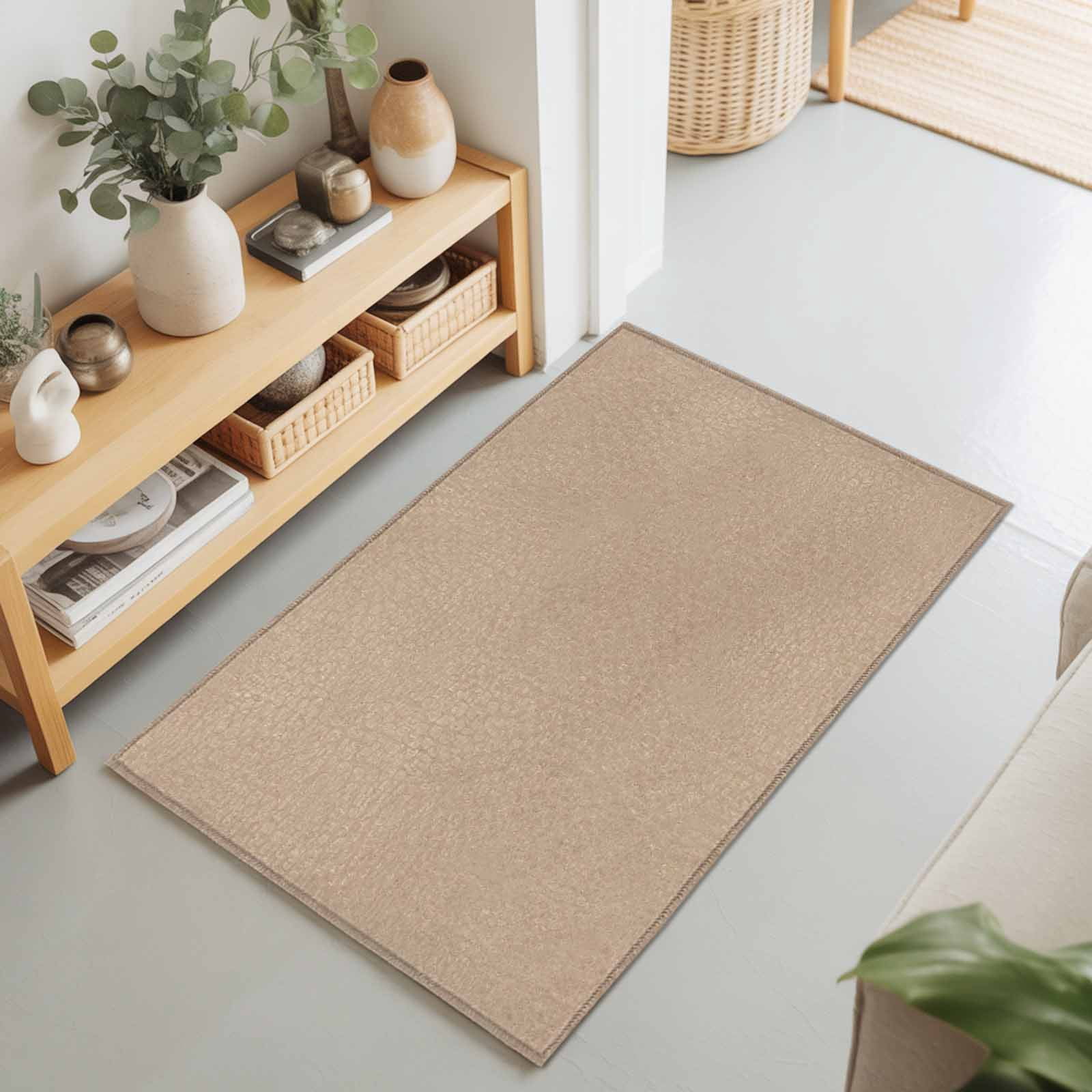 Beige 2'x3' Rug for Entryway Front Door Kitchen Sink Area, Country ...