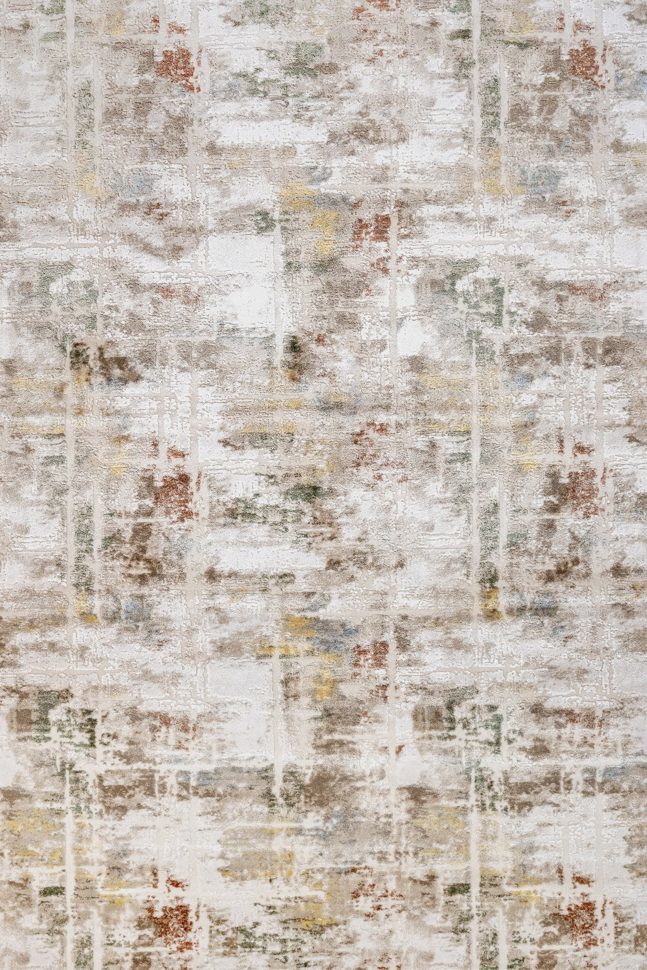 Beige Abstract Area Rugs for Living Room Washable Rugs Boho Moroccan ...