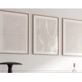 Beige Abstract Art Minimal Line Drawing Modern Abstract Art ...