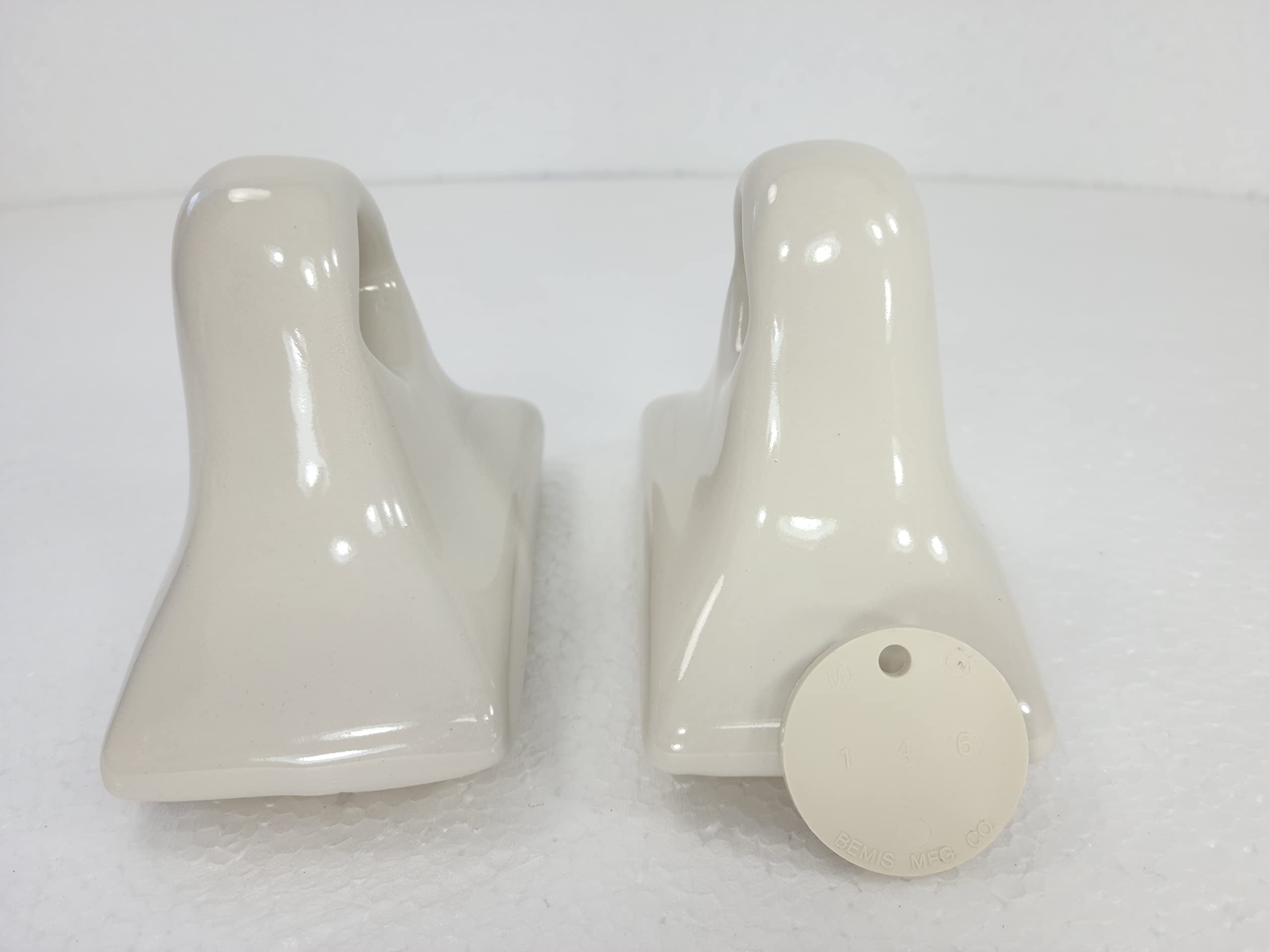 Beige Almond Bone Ceramic Towel Bar Rod Rack Post Holder Brackets ...