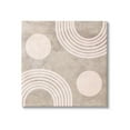 Beige Arch Geometric Shapes Abstract Graphic Art Gallery Wrapped Canvas ...