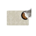 Beige Art Doormat Modern Abstract Minimalist Tree Branch Leaf Non Slip ...