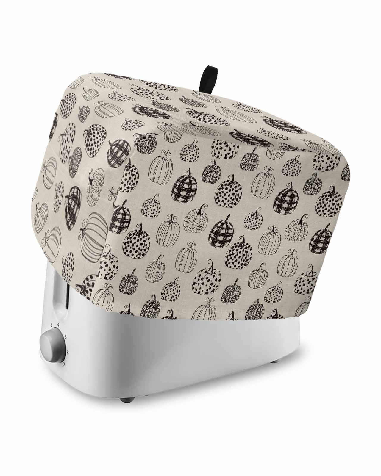 Beige Autumn Pumpkin Toaster Cover 4 Slice, Large Kitchen Appliance ...