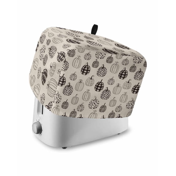 Beige Autumn Pumpkin Toaster Cover 4 Slice, Large Kitchen Appliance ...
