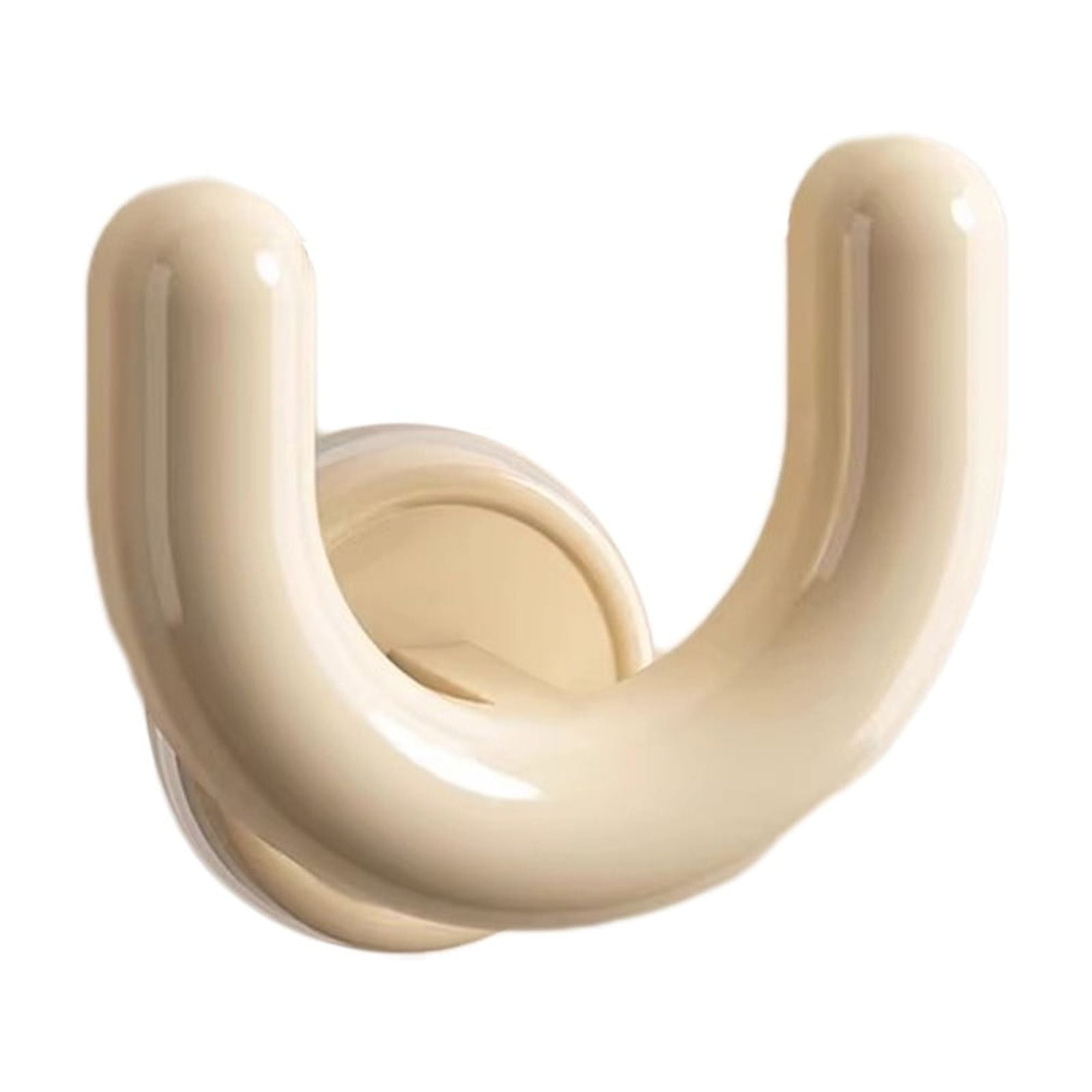 Beige Bathroom Storage Hook With Strong Suction Cups For Hanging ...