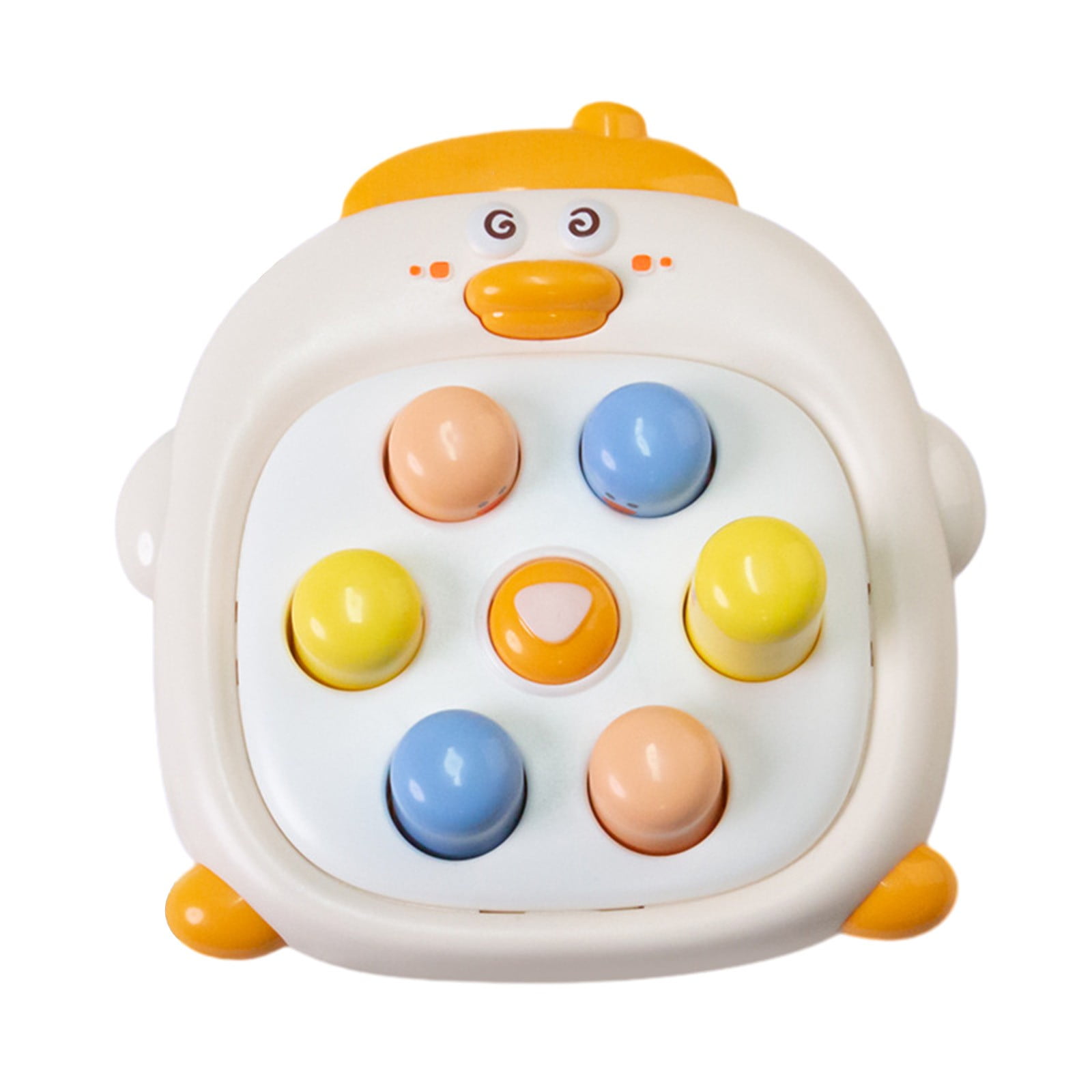 Beige Beige Duck Whack A Mole Game, Kids Push Button Reaction Toy, Bubble Popper Stress Relief ...