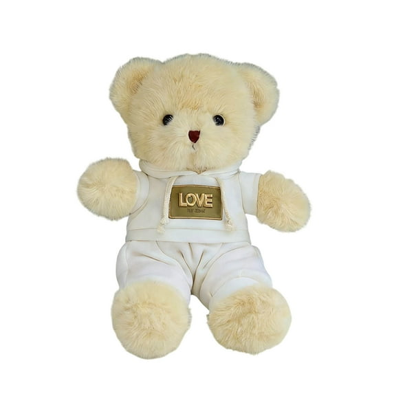 Beige Beige Plush Bear Decorative Pillow For Living Room And Bedroom ...