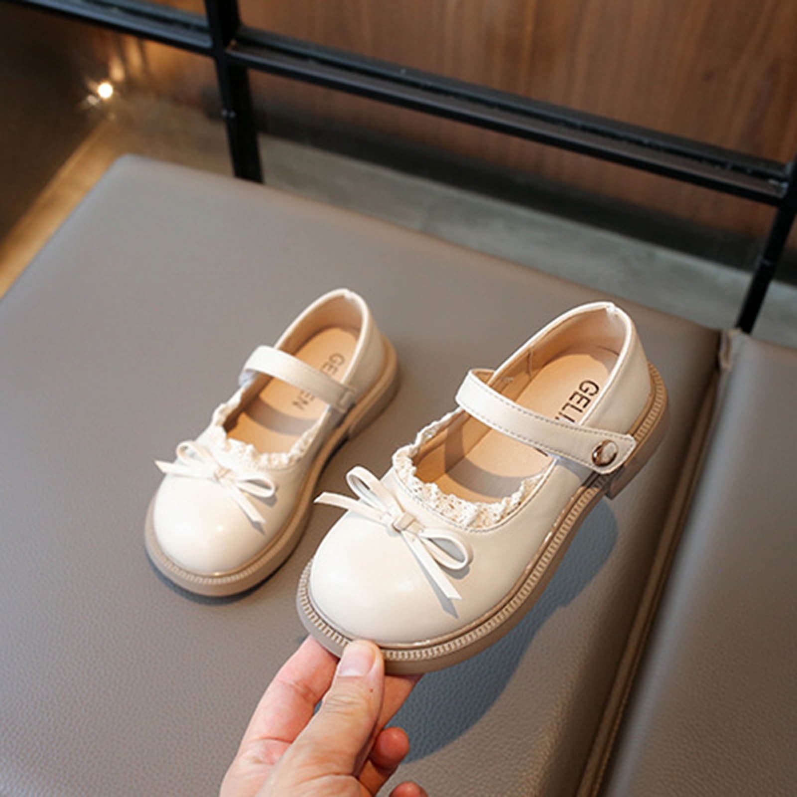 Beige Big Little Girls Soft Sole Casual Shoes Spring Summer 2026 ...