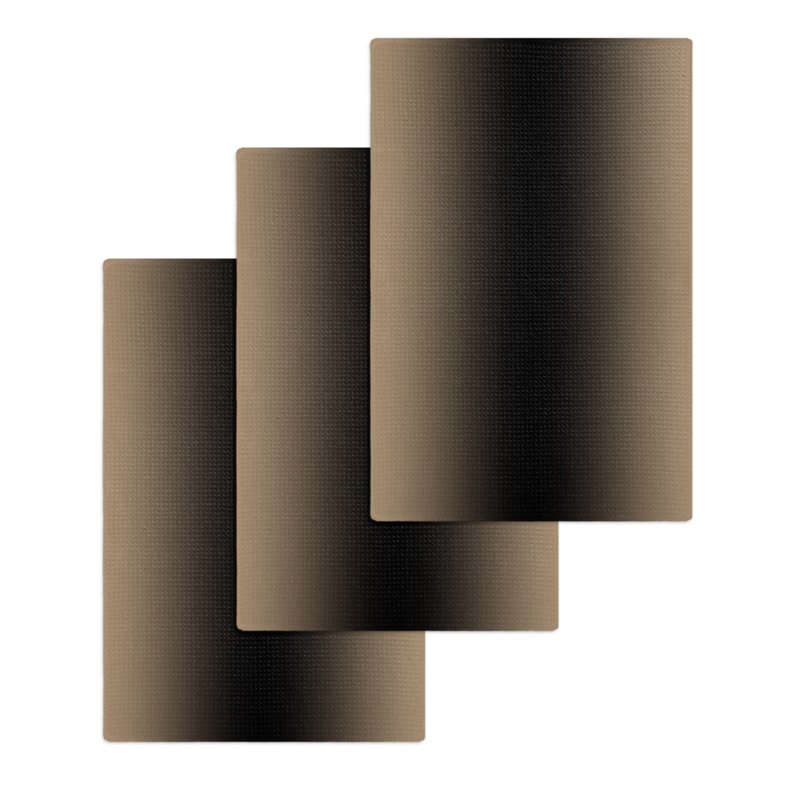 Beige Black Ombre Hand Towels Set, Waffle Weave Kitchen Towels 3 Pieces ...