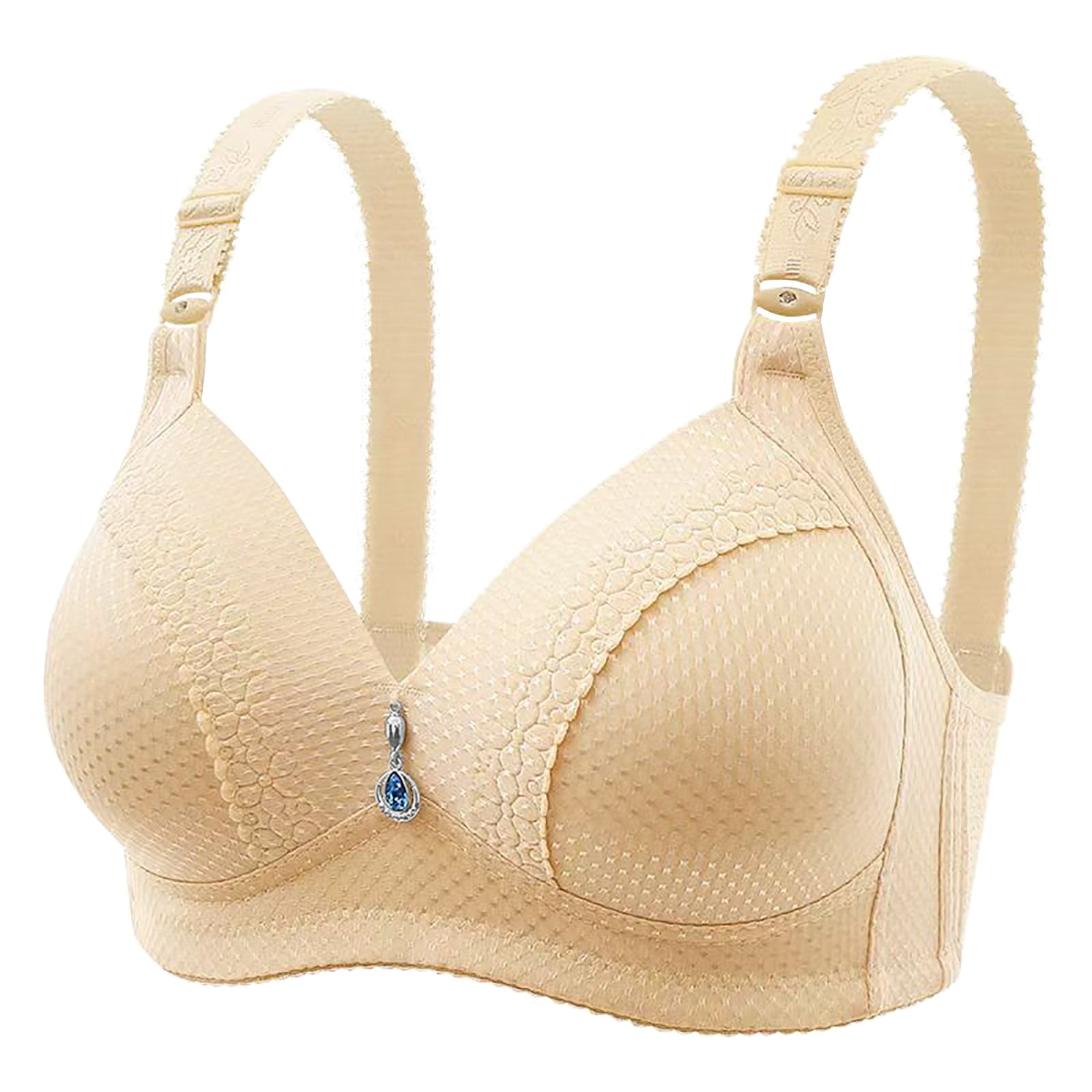 Beige Bra Women's Orthopedic Anti Sagging Bra Bras for Senior Women ...