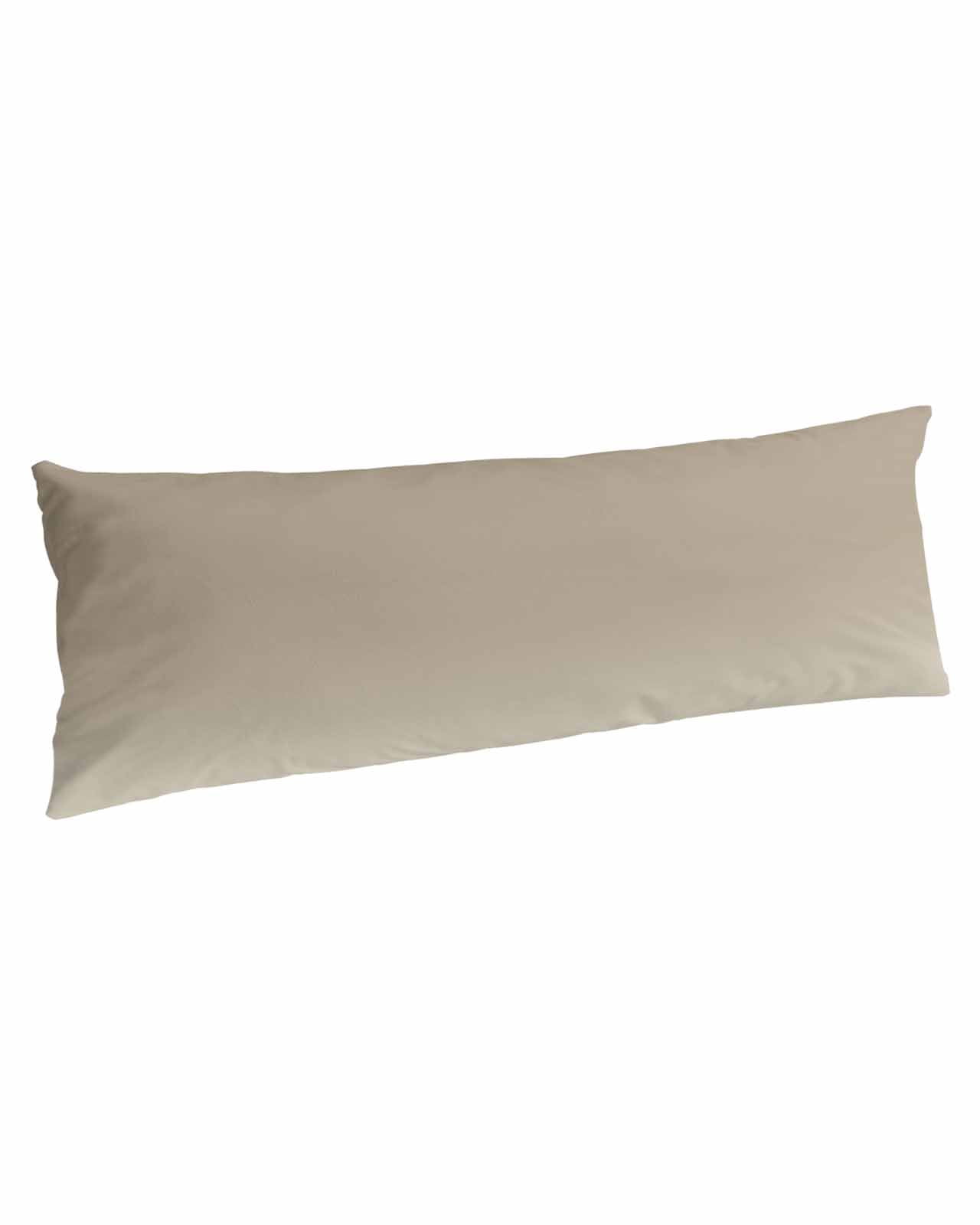 Beige Brown Ombre Body Pillow Covers, Abstract Modern Art Gradient Soft ...