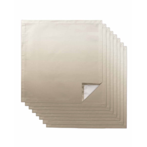 Beige Brown Ombre Cloth Napkins Set of 8 Reusable Dinner Napkins ...