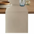 Beige Brown Ombre Short Table Runner 60 Inches Long, Abstract Modern ...