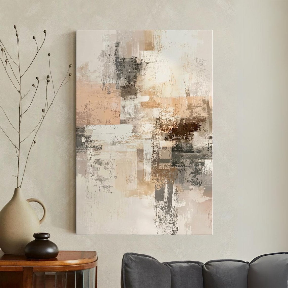 Beige Brown Texture Poster, Unframed Paper Poster 16x20in - Walmart.com