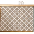 Beige Cabinet Curtains Moroccan Geometric Abstract Sink Skirt Privacy ...