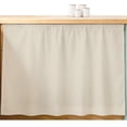 Beige Cabinet Curtains White Swan Solid Color Sink Skirt Privacy Short ...