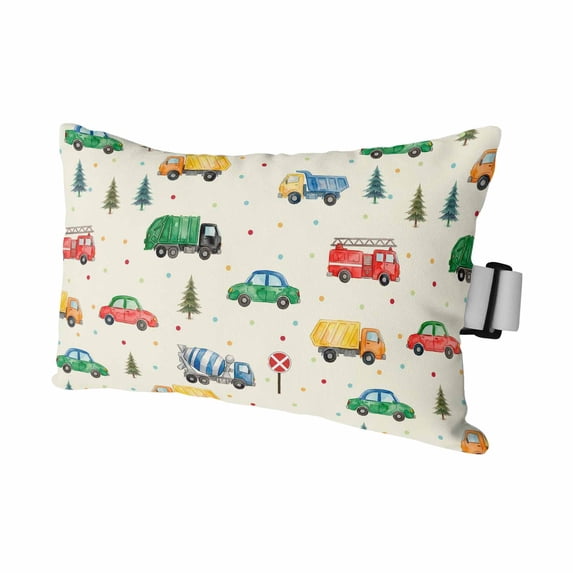 Beige Cartoon Truck Outdoor Pillows for Chaise Lounge Chair Waterproof ...