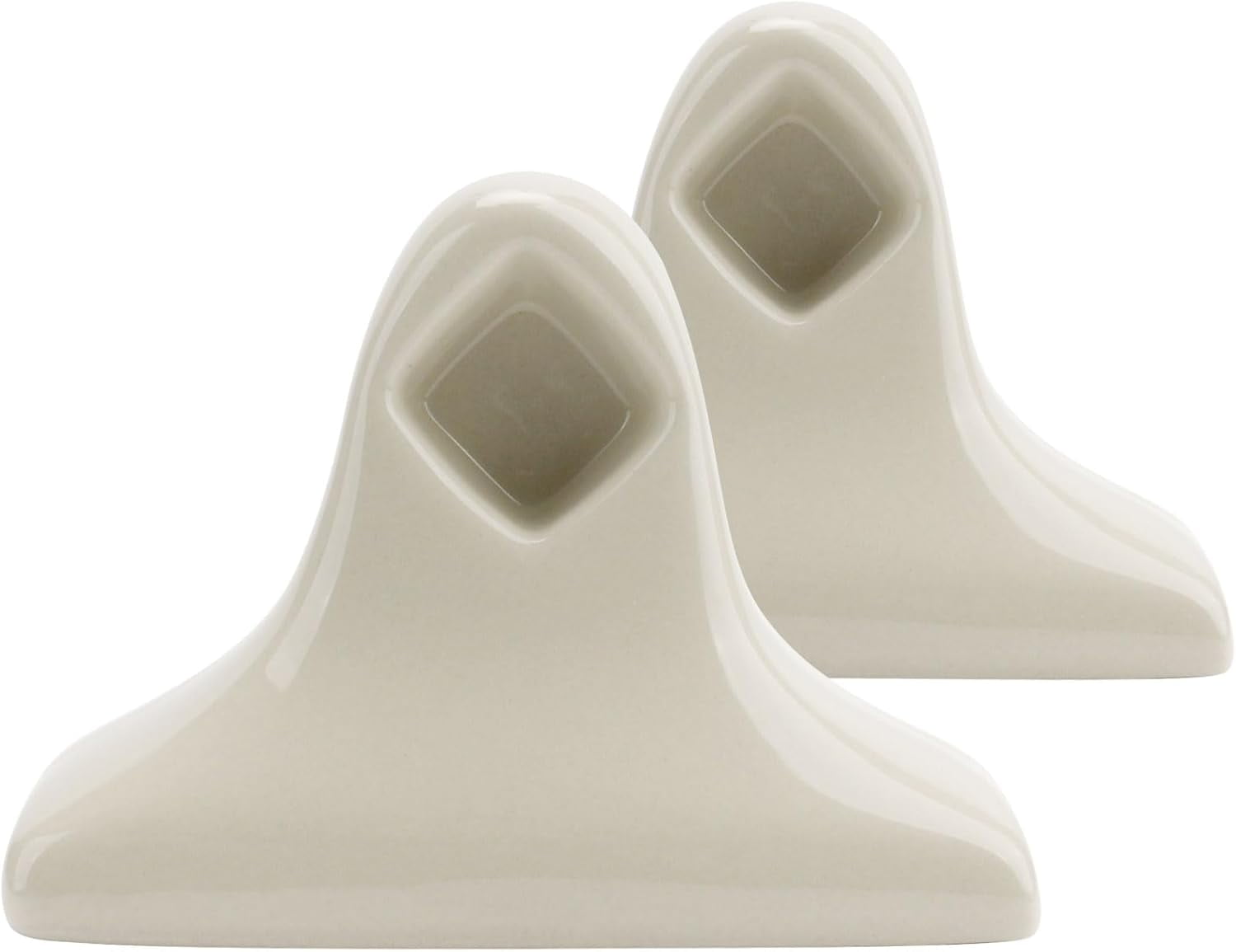 Beige Ceramic Almond Bone Towel Bar Rod Rack Post Holder Brackets ...