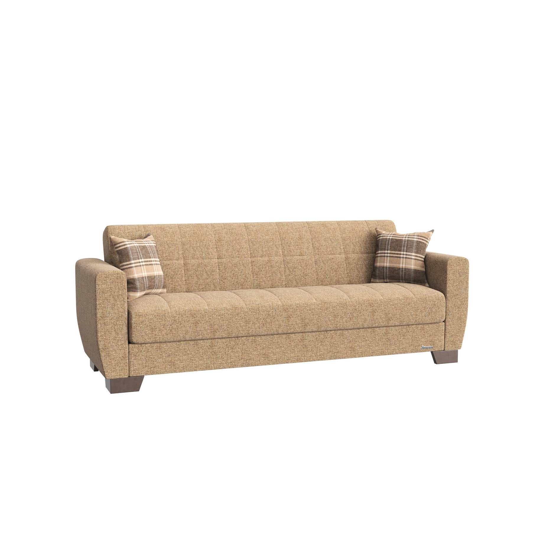 Beige Chenille - Swift Transformation to Sleeper - Living Room - Easy ...