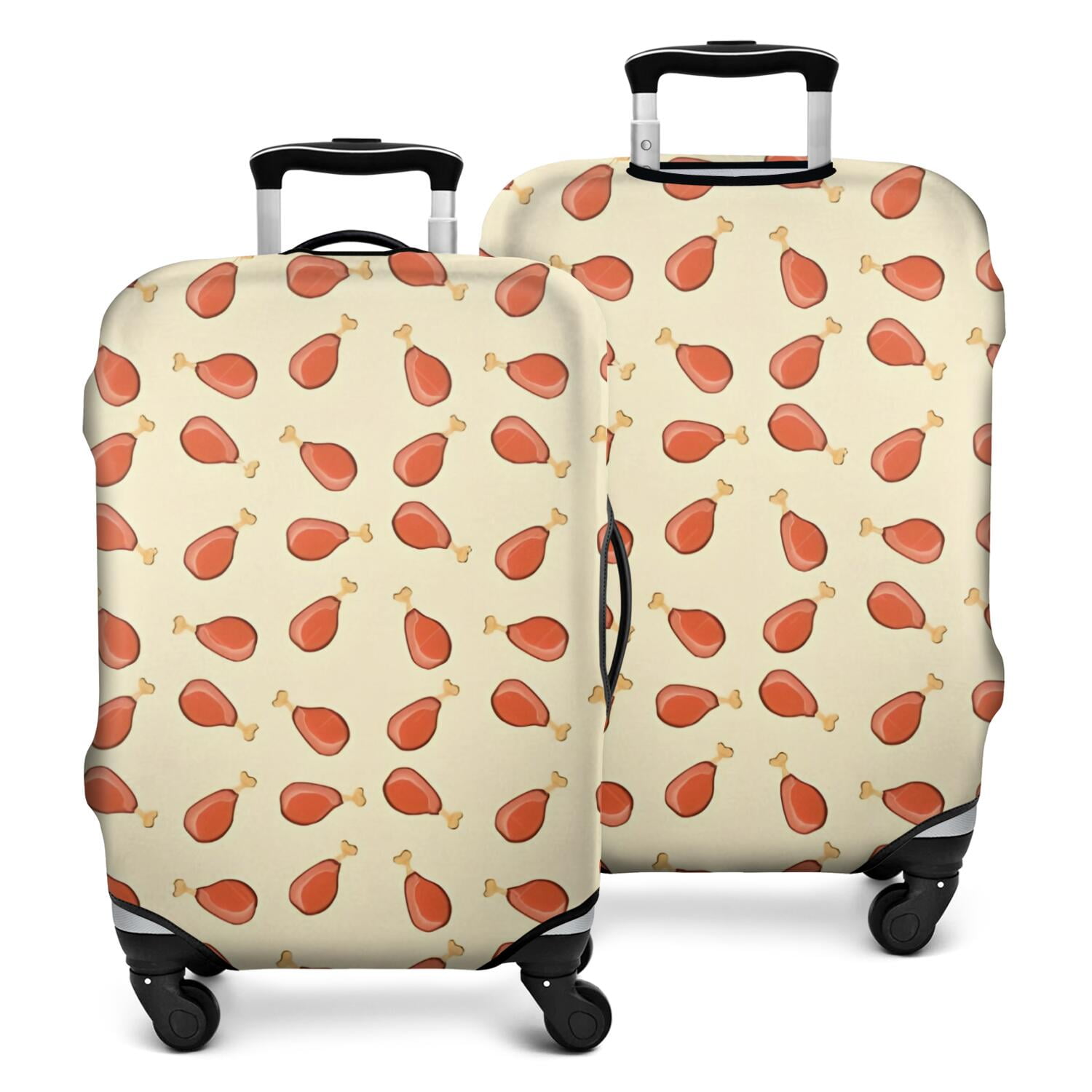 Beige Chicken Drumstick Pattern Luggage Cover Fashion Suitcase Cover ...