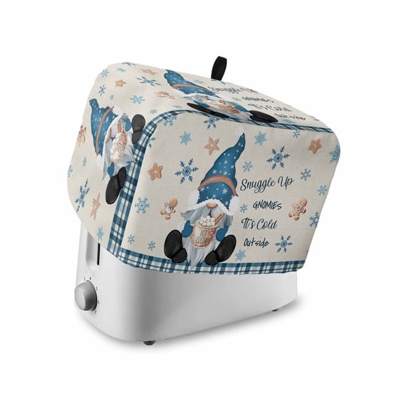 Beige Christmas Toaster Cover 4 Slice, Large Kitchen Appliance Covers ...