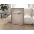 Beige Cloud Wall Art Print Wall Decor Over The Bed Neutral Abstract Art ...