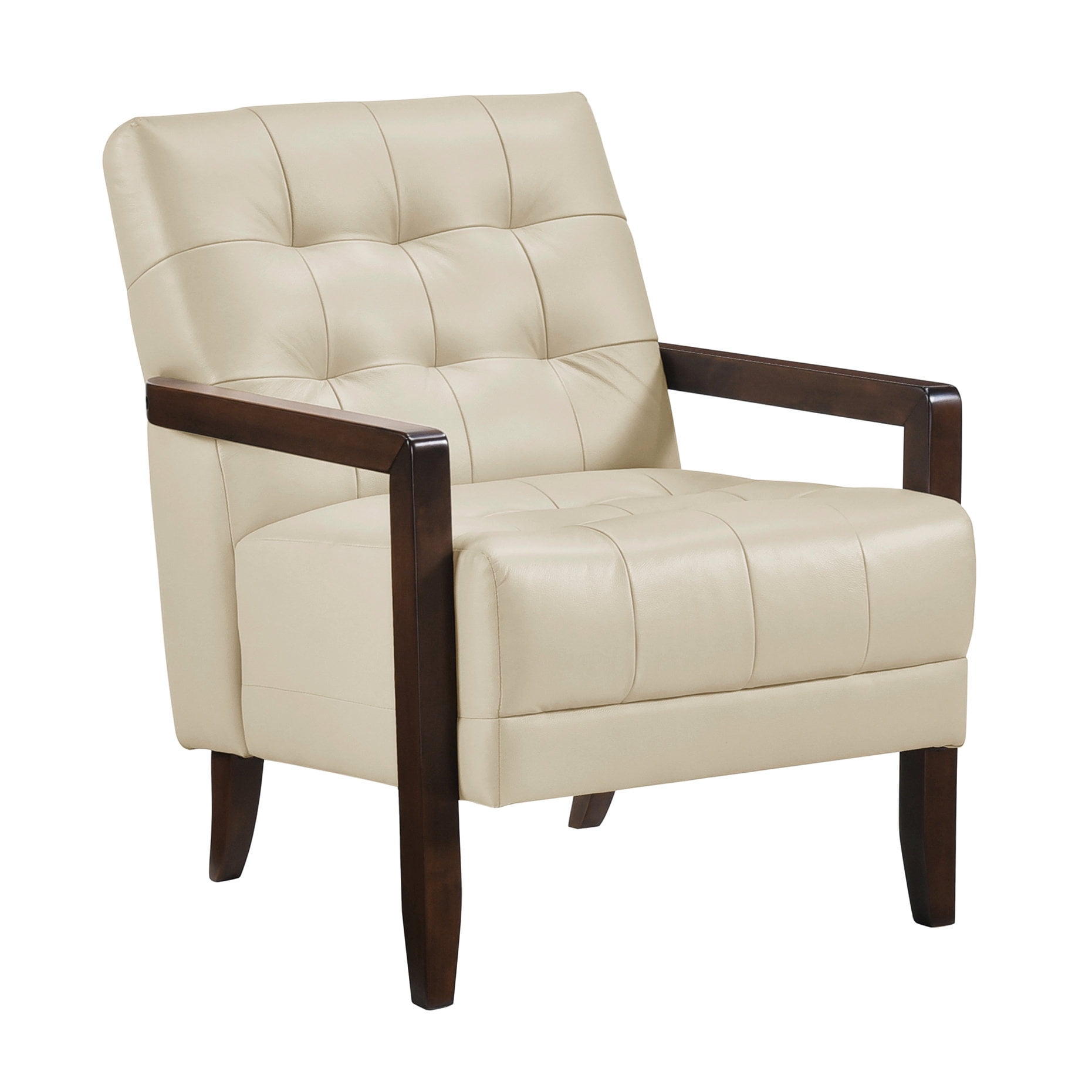 Beige Color Chair for Accent | In Main Living Areas | Tufted Detail ...