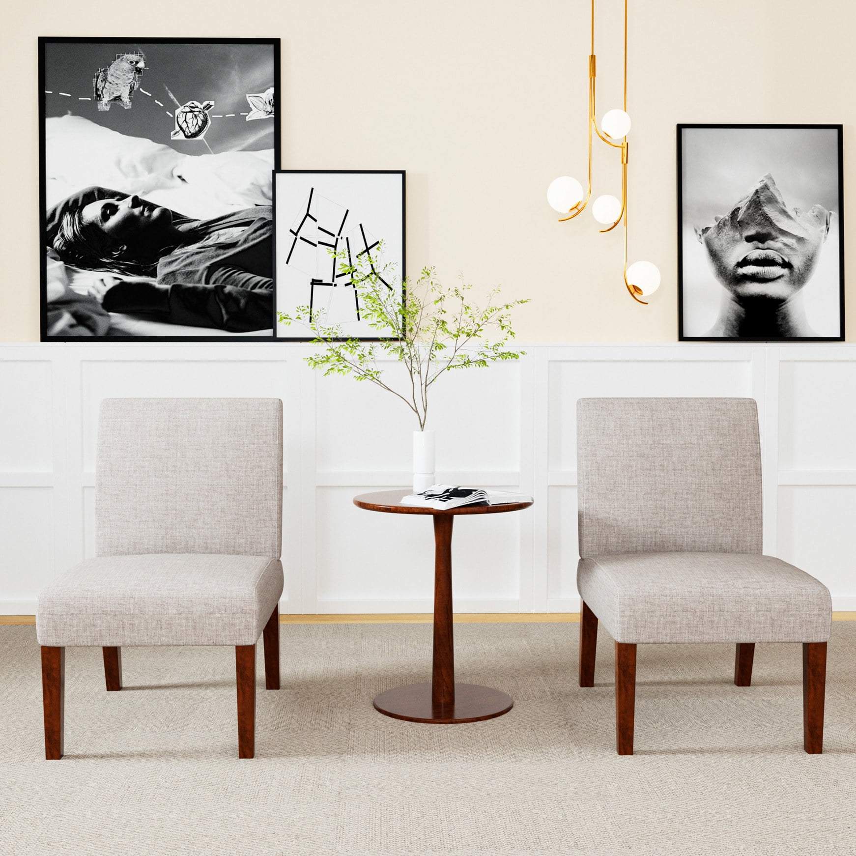 Beige Color Scheme - Modern Design - Office Corner - Relaxing Seating ...