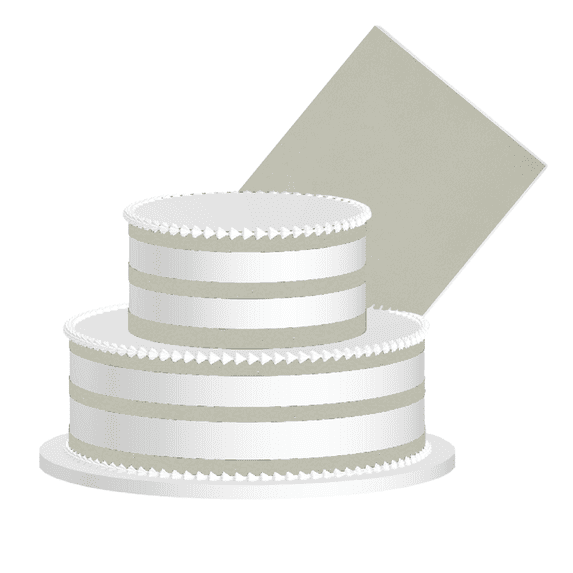 Beige Edible Frosting Sheet Premium Icing Sheet for Cakes, Cupcakes ...