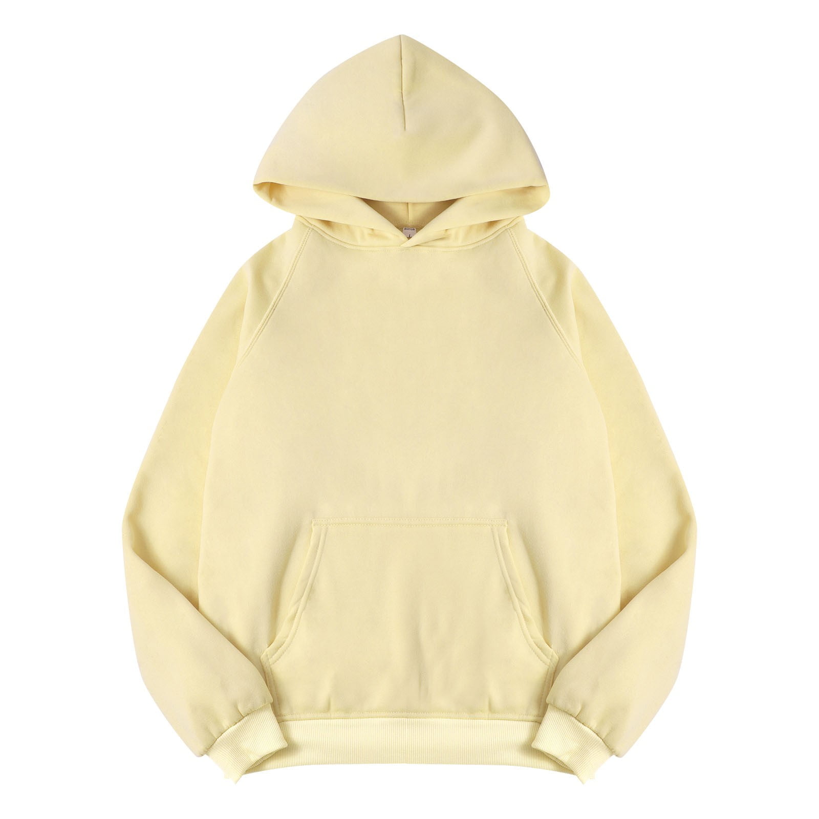 Beige Essentials Hoodie, Polyester Hoodies for Women, Women Fleece ...