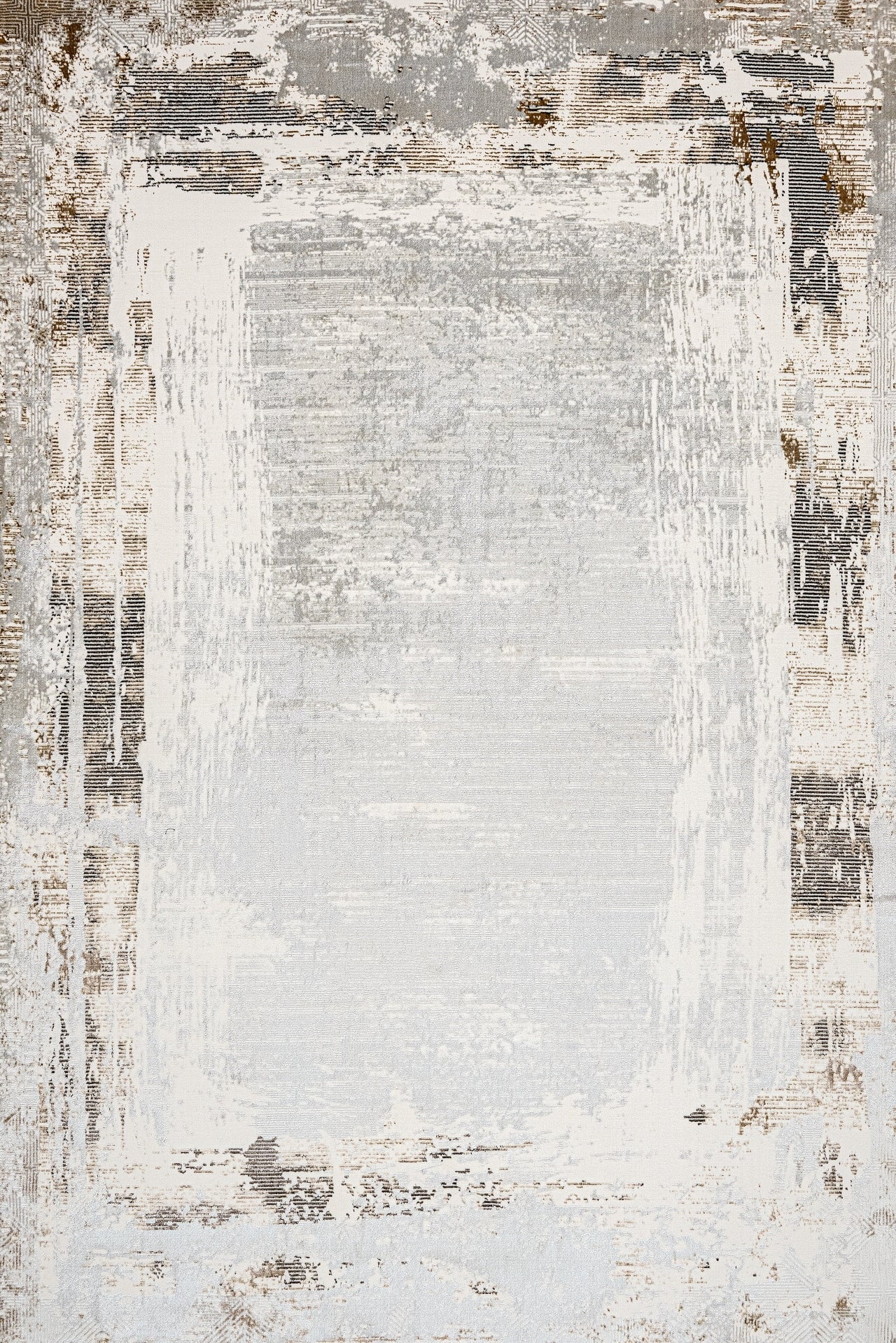 Beige Framed Area Rugs for Living Room Washable Rugs Boho Moroccan Area ...