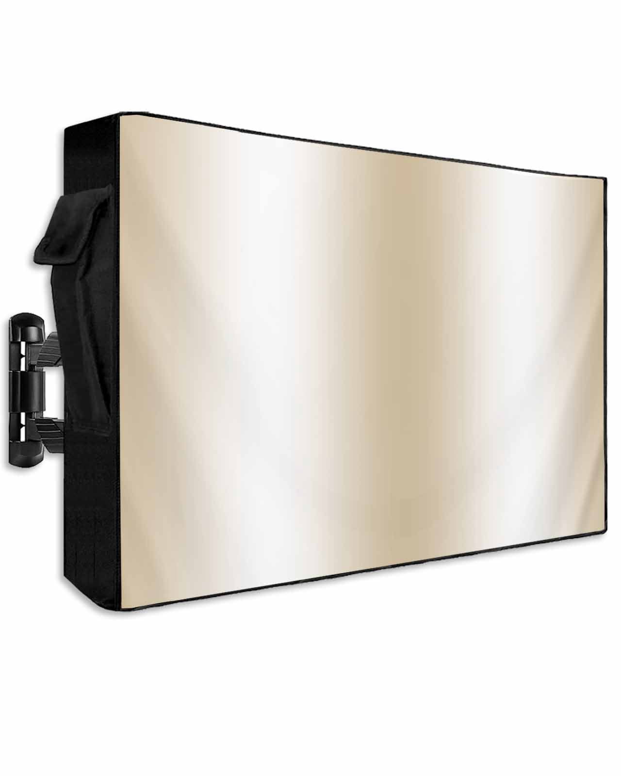 Beige Gradient Outdoor TV Cover 70 to 75 inch Countryside Farmhouse ...