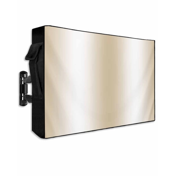 Beige Gradient Outdoor TV Cover 70 to 75 inch Countryside Farmhouse ...