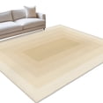 Beige Gradient Squares Large Area Rugs 8x10ft Softness Layers Zen ...