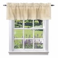 Beige Gradient Squares Window Valance for Kitchen, Softness Layers Zen ...
