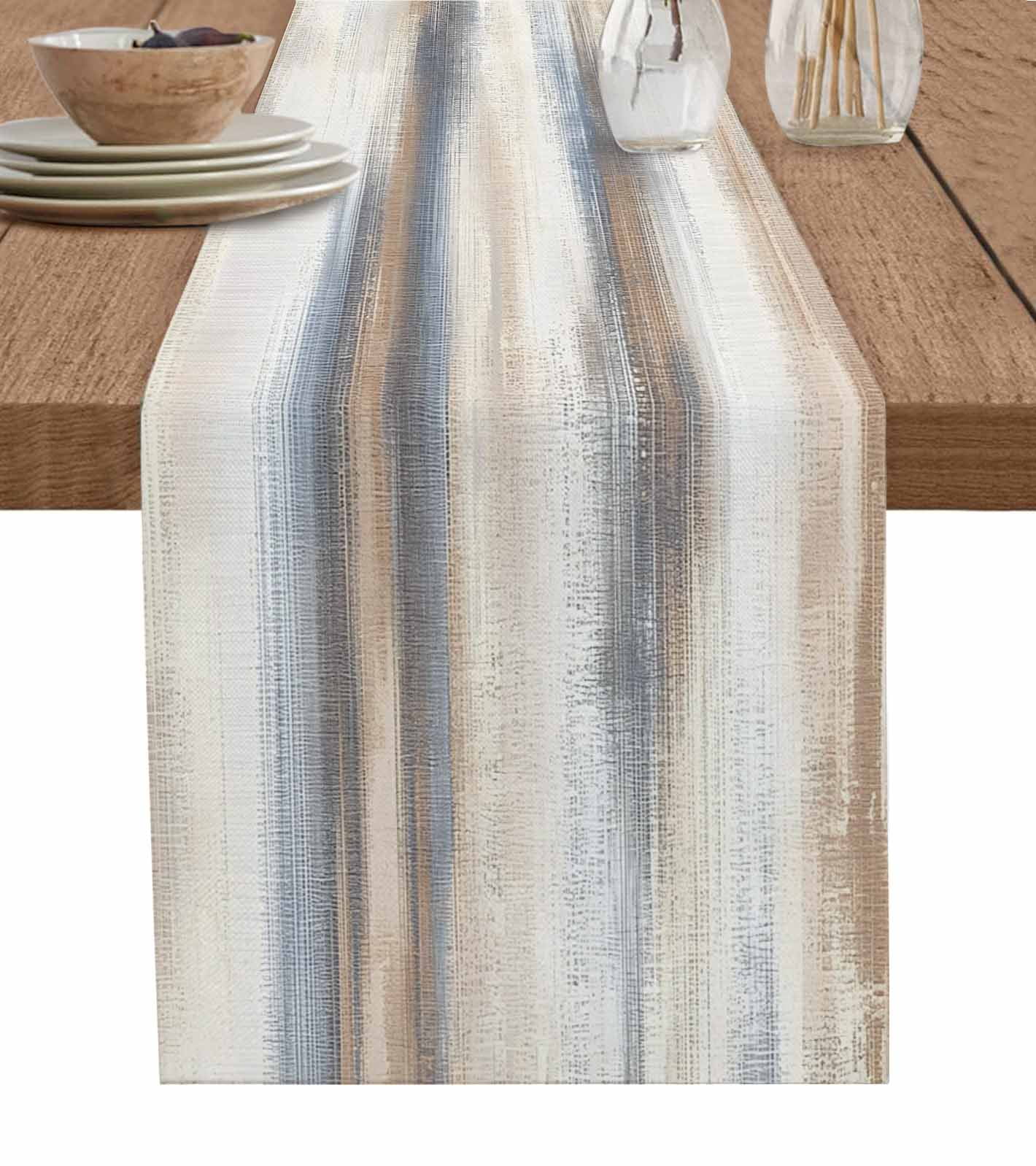 Beige Gray Table Runner Abstract Grunge Mottled Neutral Texture ...