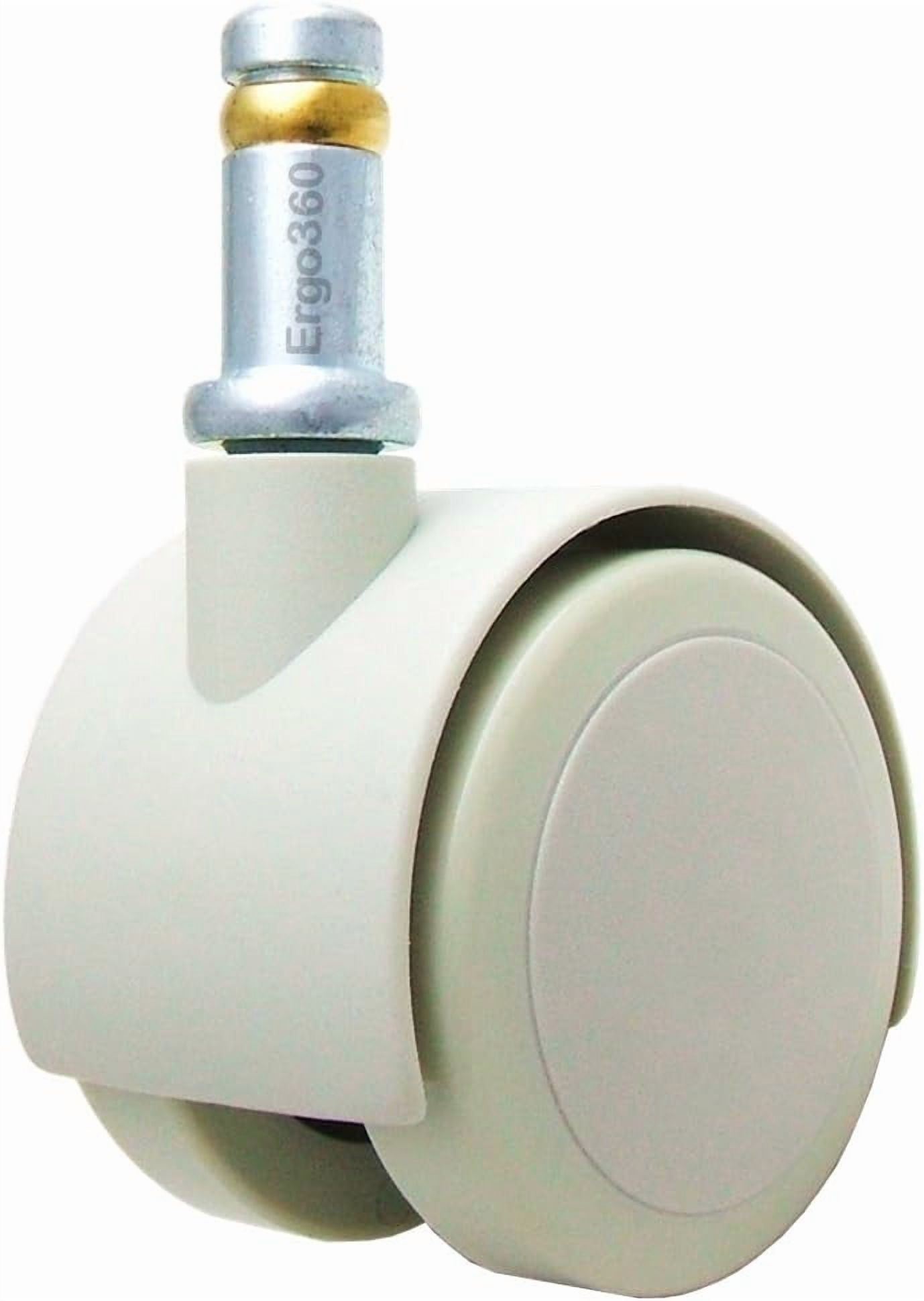 Beige-Grey Office Chair Casters Wheels with Soft Treads for Hard Floors ...