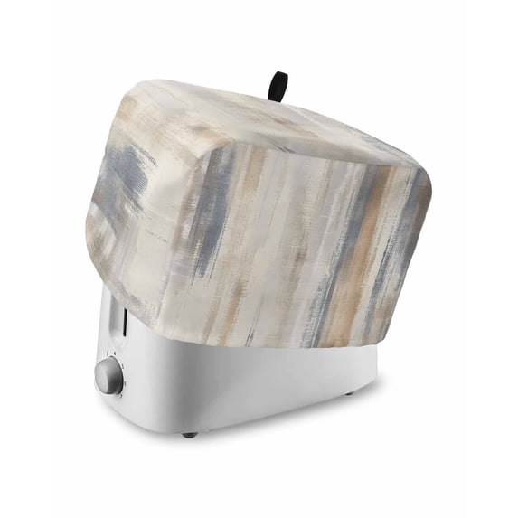 Beige Grey Toaster Cover 4 Slice, Large Kitchen Appliance Covers ...