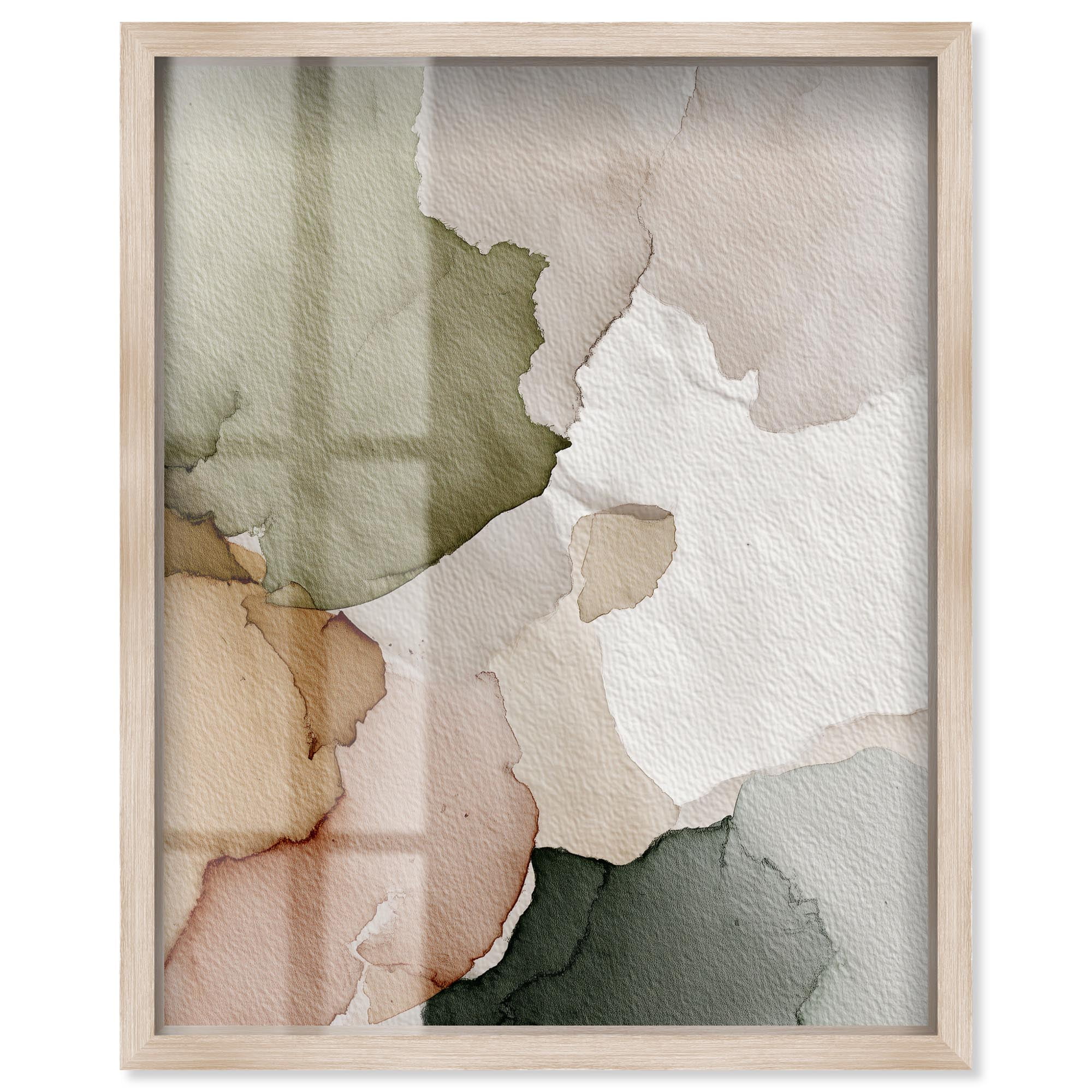 Beige Ground Swell II Shadowbox Print Nature Decor by Art Remedy ...