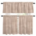Beige Herringbone Kitchen Curtains Set for Windows, Modern Minimalist ...