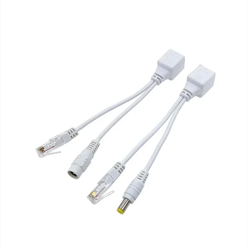 Beige Hot POE Cable Passive Power Over Ethernet Adapter Cable POE ...
