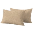 Beige Khaki Solid Outdoor Pillow Covers Pack of 2 Minimalist Cloth ...