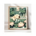 Beige Labrador In Bathtub Japandi Dog Restroom Bathroom Poster Unframed ...
