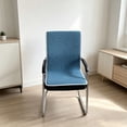 Beige Linen Cotton Office Chair Cushion - Non-Slide Seat & Backrest Pad ...