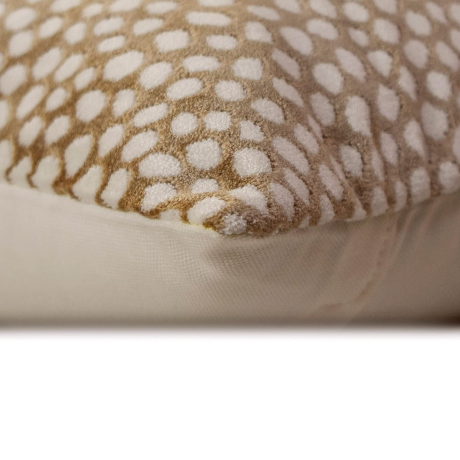 Beige Luxury Lumbar Cushion Covers 30x55 cm | Pack of 2 Modern Velvet ...