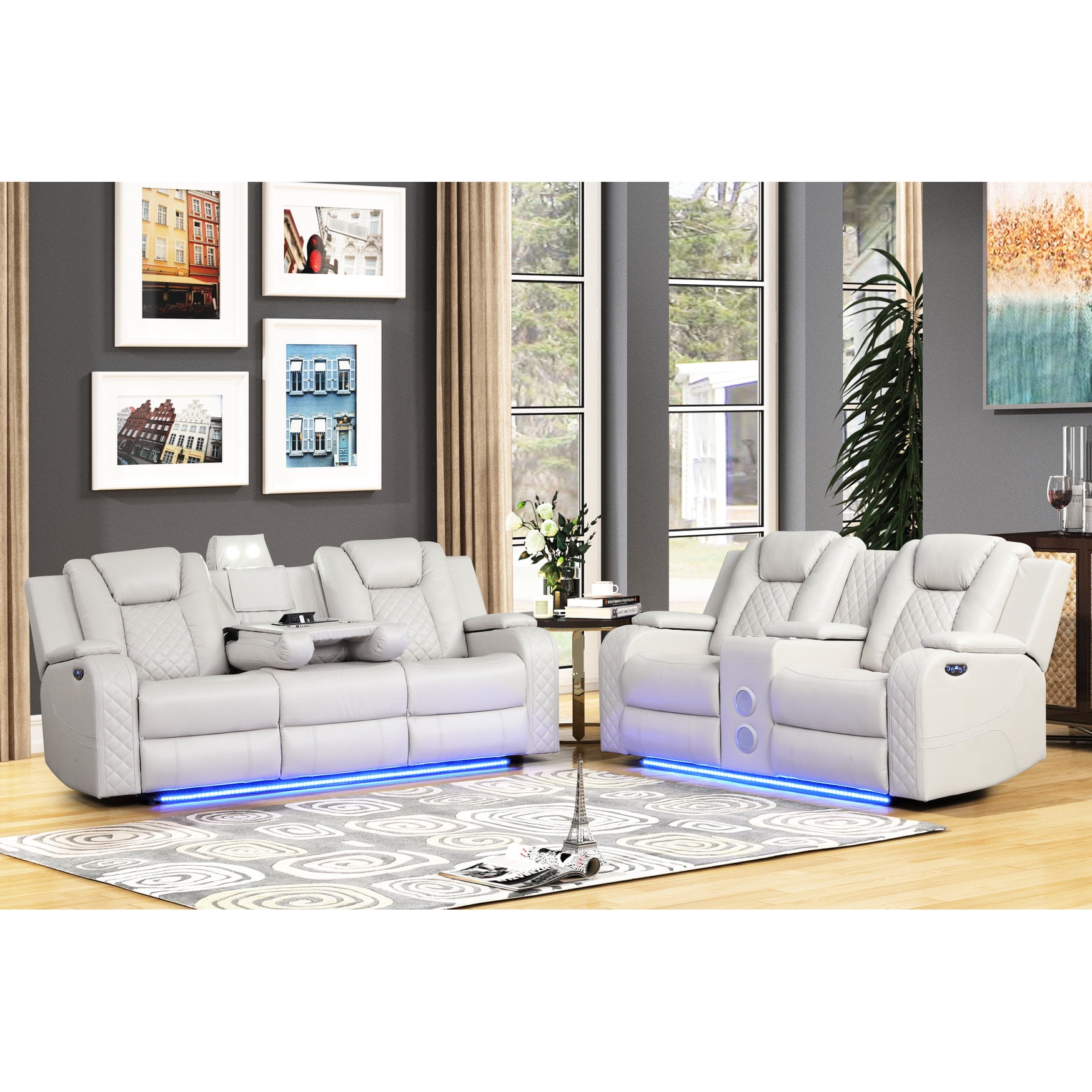 Beige Main Color, Metal Frame - Adjustable Headrests - Primary Living ...
