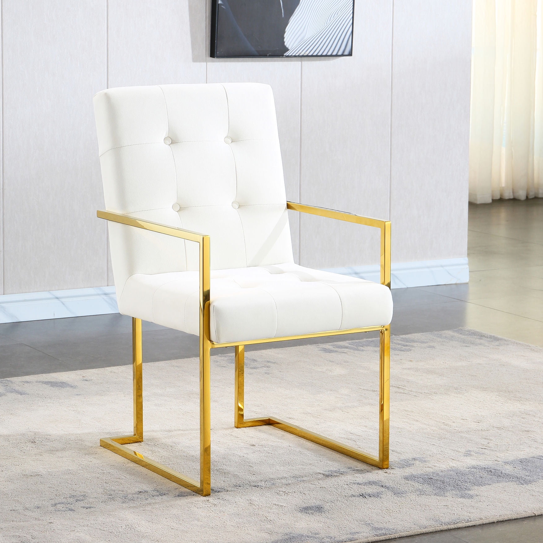 Beige Main Color - Modern Sled Base - Living Room - Premium Comfort ...