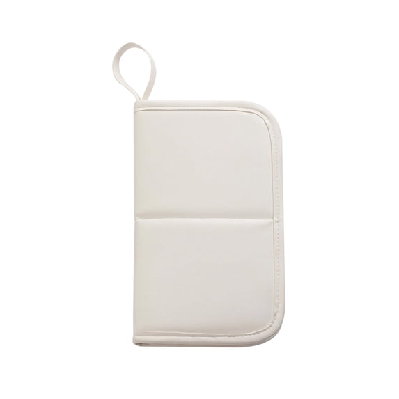 Beige Makeup Brush Roll Bag, Portable Cosmetic Pouch For Artist ...